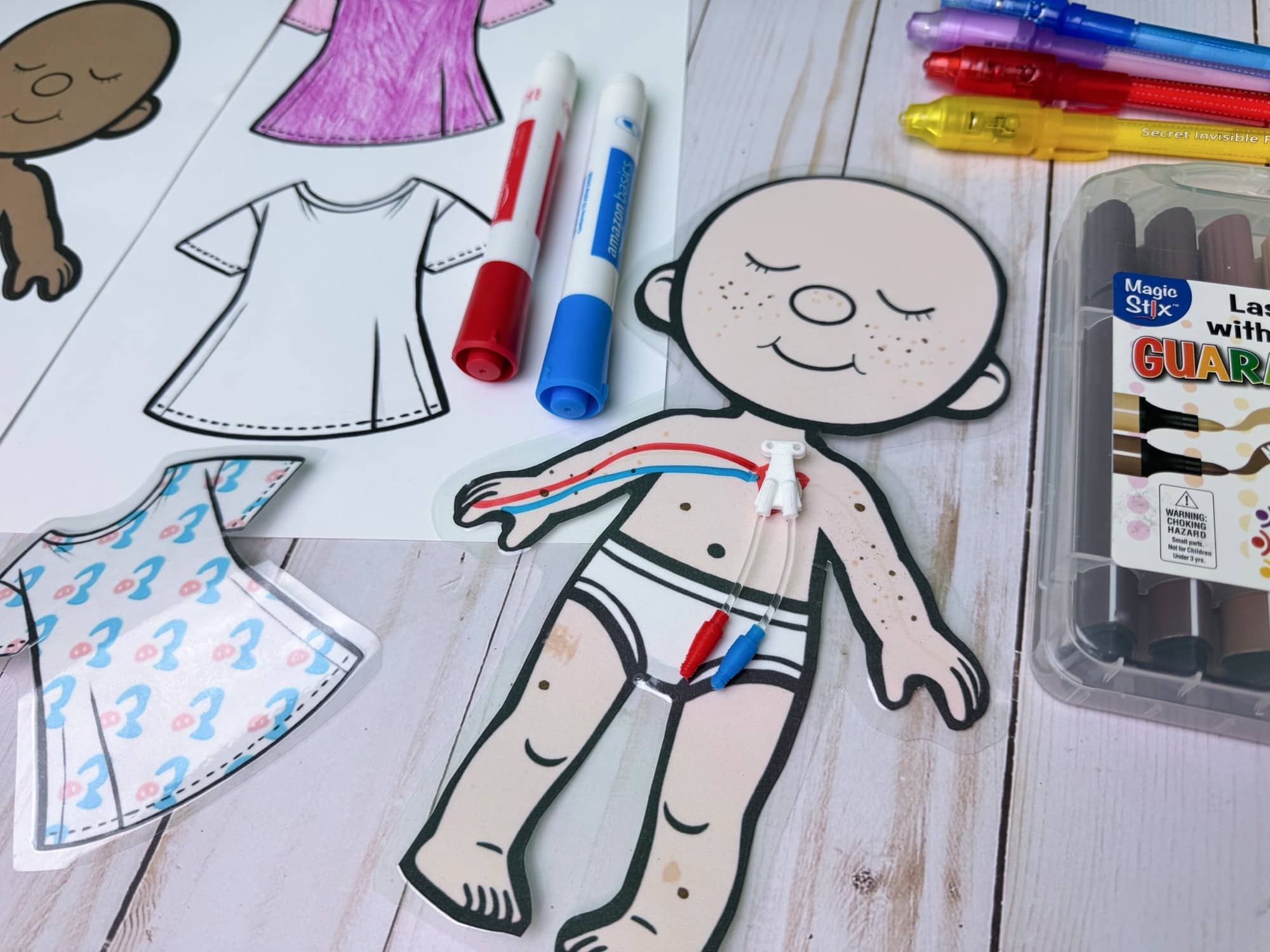 Paper Doll Medical Play Therapy – The Butterfly Pig